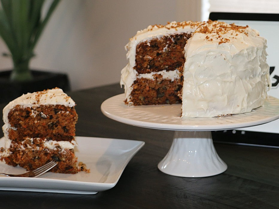 Double Layer Carrot Cake from Café Zansi | Bakery in Edmonton